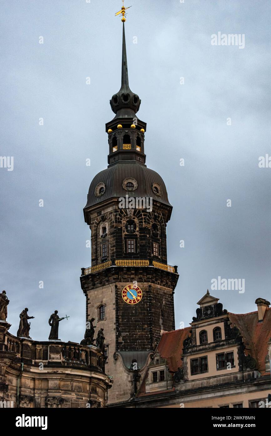 Tower historical saxony dresden hi-res stock photography and images - Alamy