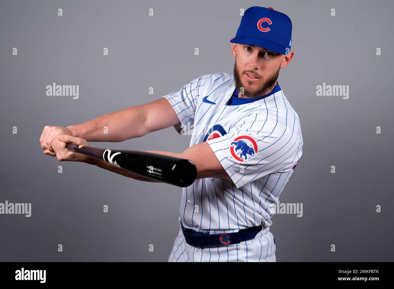 This is a 2024 photo of Miles Mastrobuoni of the Chicago Cubs baseball ...