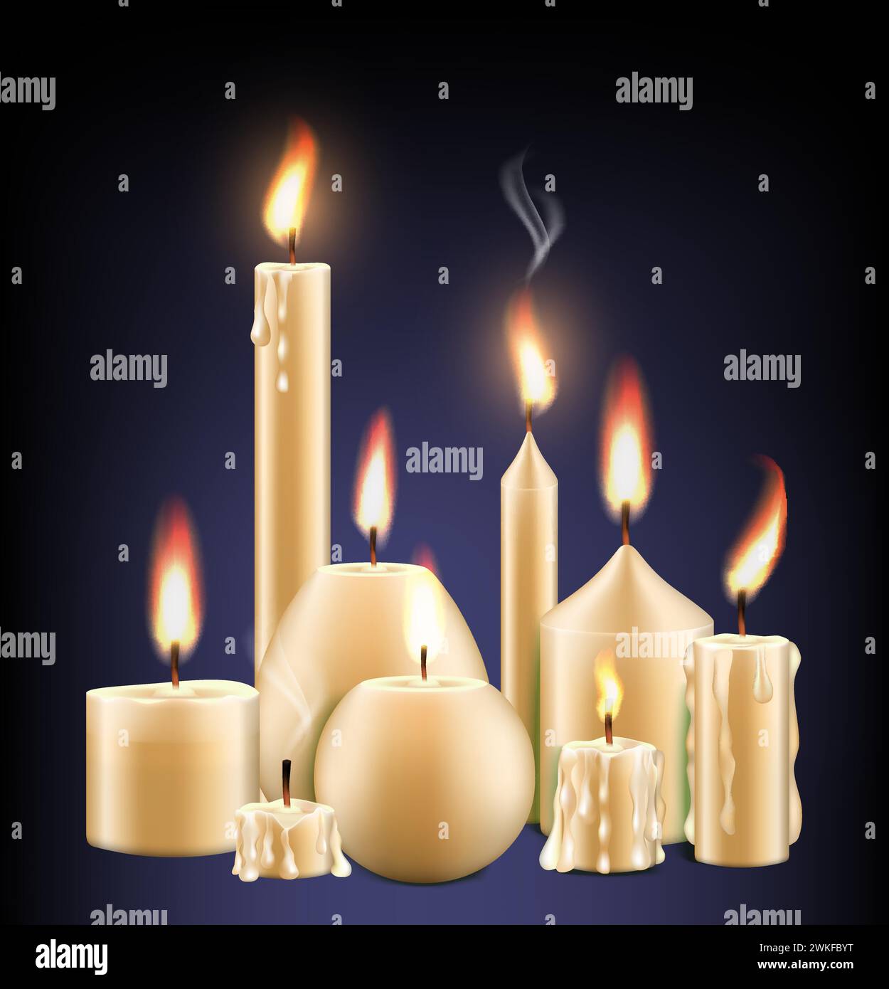 Burning traces Stock Vector Images - Alamy