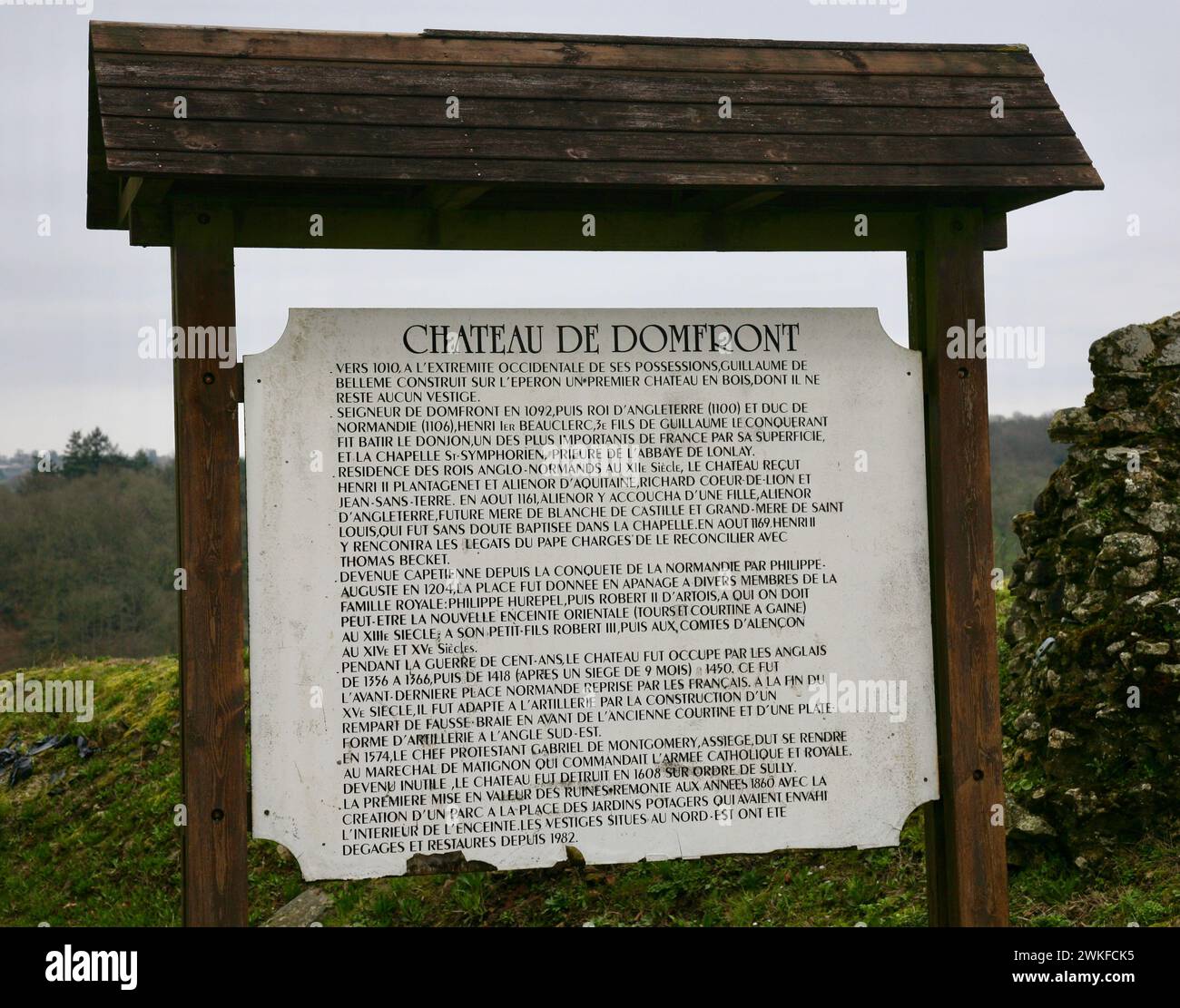 Chateau domfront hi-res stock photography and images - Alamy