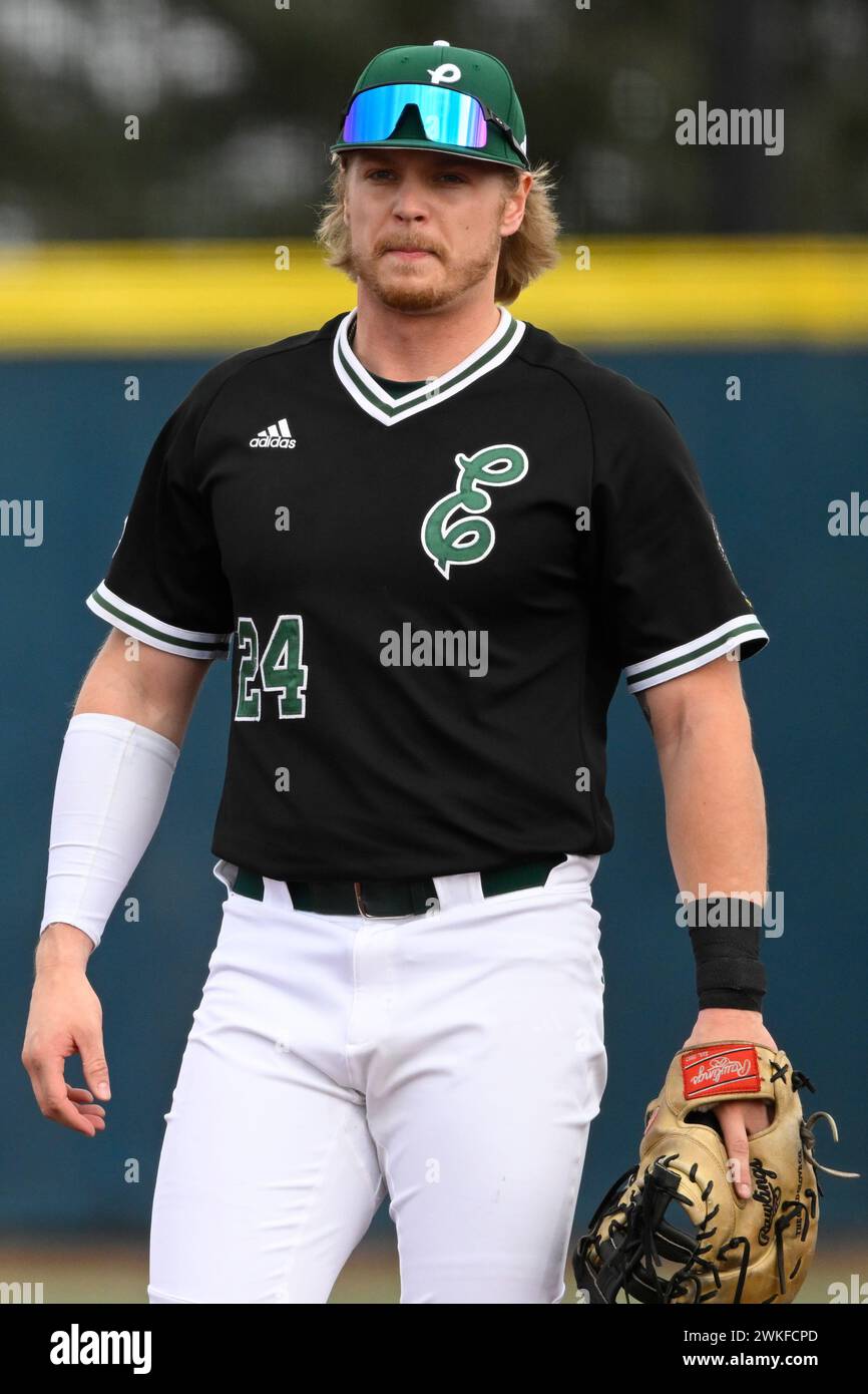 Eastern Michigan infielder Darren Kraft during an NCAA baseball game ...