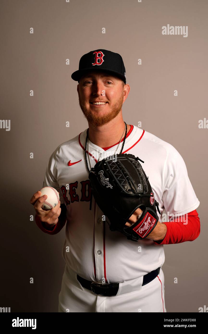 This is a 2024 photo of Zack Kelly of the Boston Red Sox baseball team ...