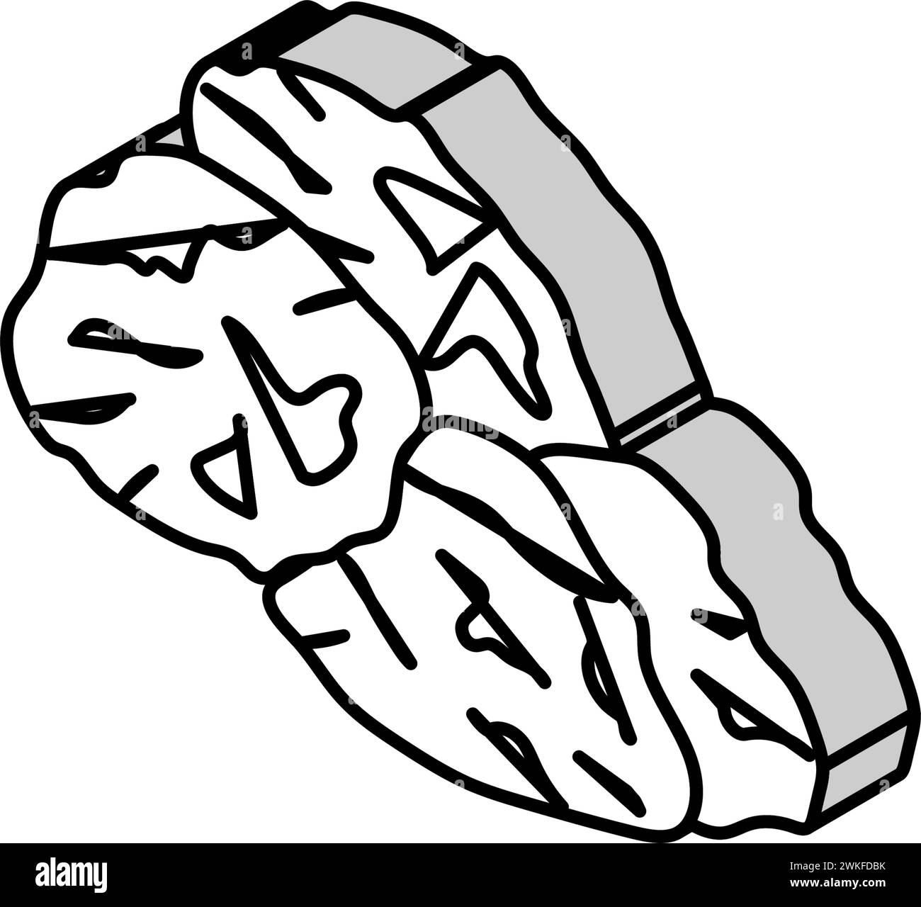 raisin grape isometric icon vector illustration Stock Vector Image ...