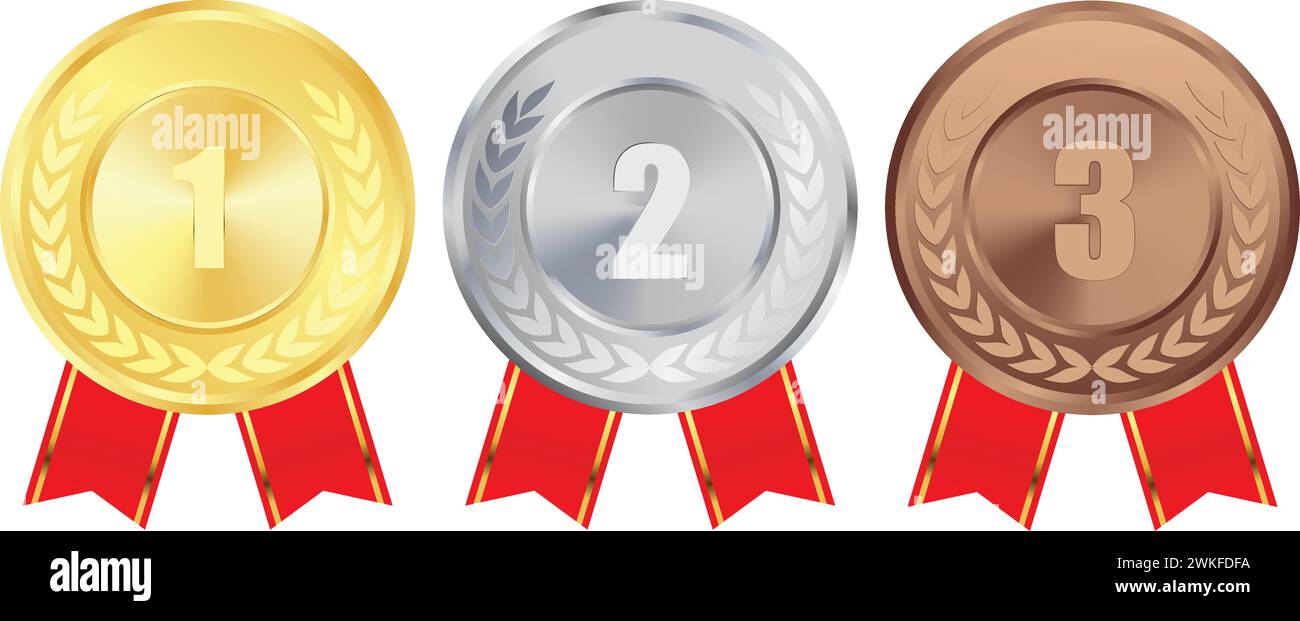 Winner Gold Medal First to third, First, Second, third, Silver medal ...