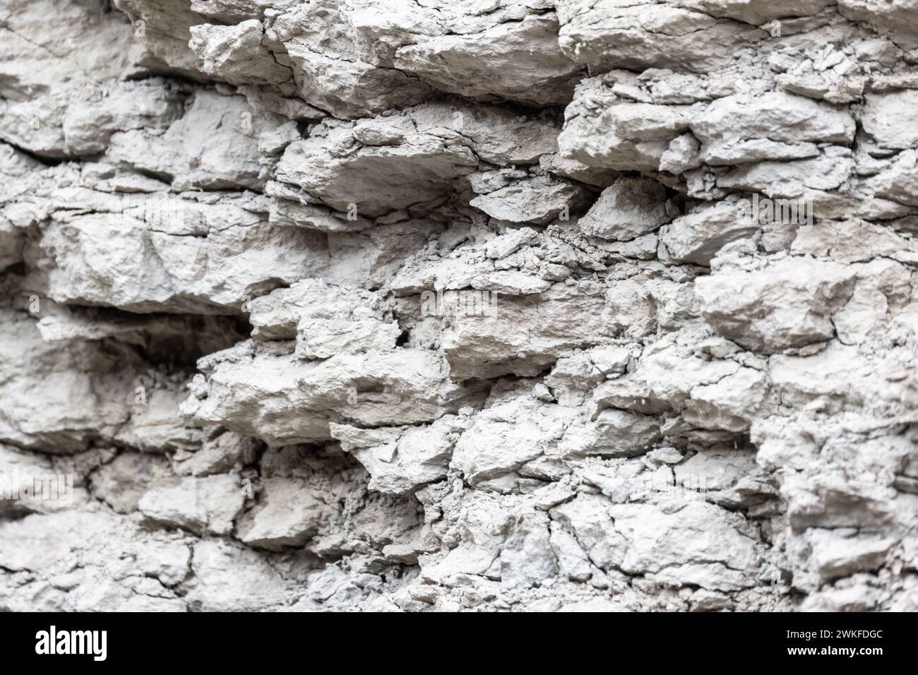 Rough white rock wall, natural stone background photo texture Stock ...