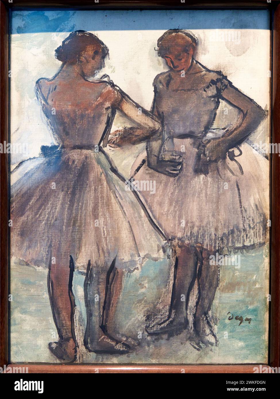 Two dancers”, 1880-1885, Edward Degas Stock Photo - Alamy