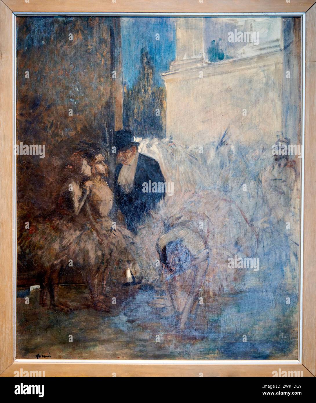 “Dancer and subscriber backstage”, 1885-1890, Jean-Louis Forain Stock ...