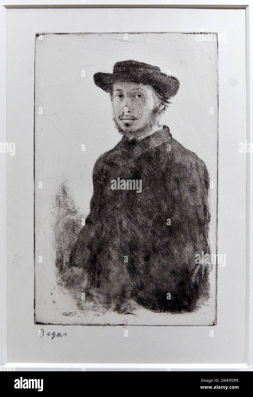 “Edgar Degas par lui-même”, 1857, Edgar Degas Stock Photo - Alamy