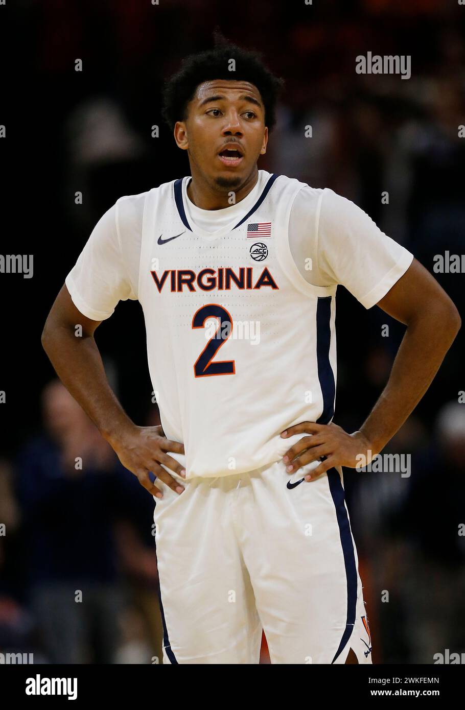 CHARLOTTESVILLE, VA - FEBRUARY 17: Virginia Cavaliers guard Reece ...