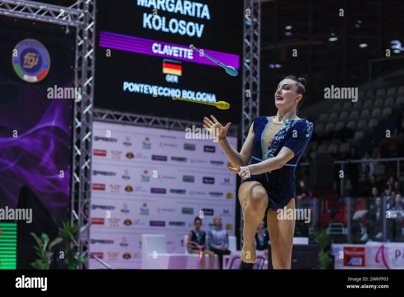 Chieti, Italy. 17th Feb, 2024. Margarita Kolosov of Polisportiva ...