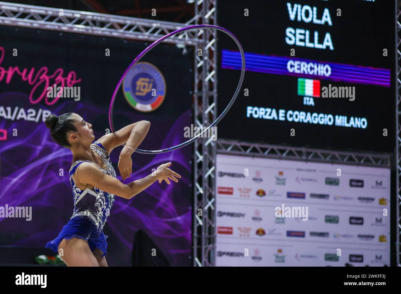 Chieti, Italy. 17th Feb, 2024. Viola Sella of Forza e Coraggio Milano ...