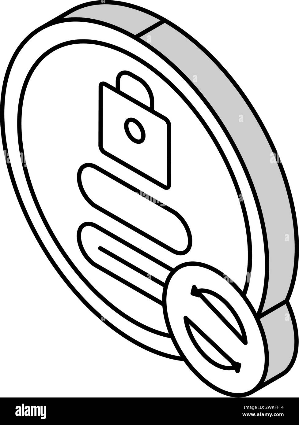 Reset Password Isometric Icon Vector Illustration Stock Vector Image And Art Alamy