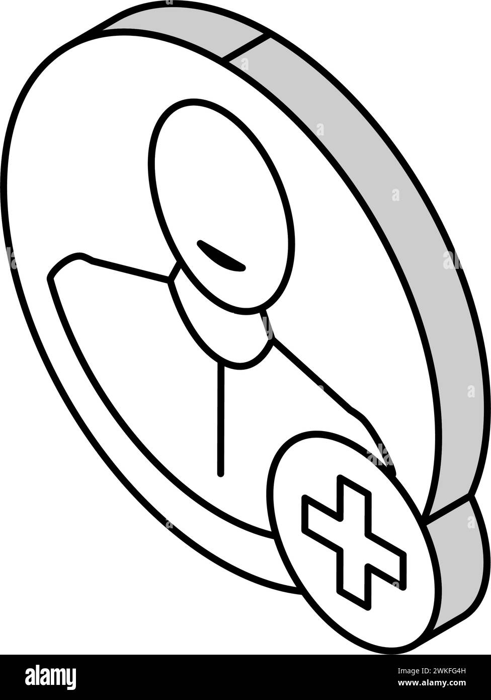 new user registration isometric icon vector illustration Stock Vector ...