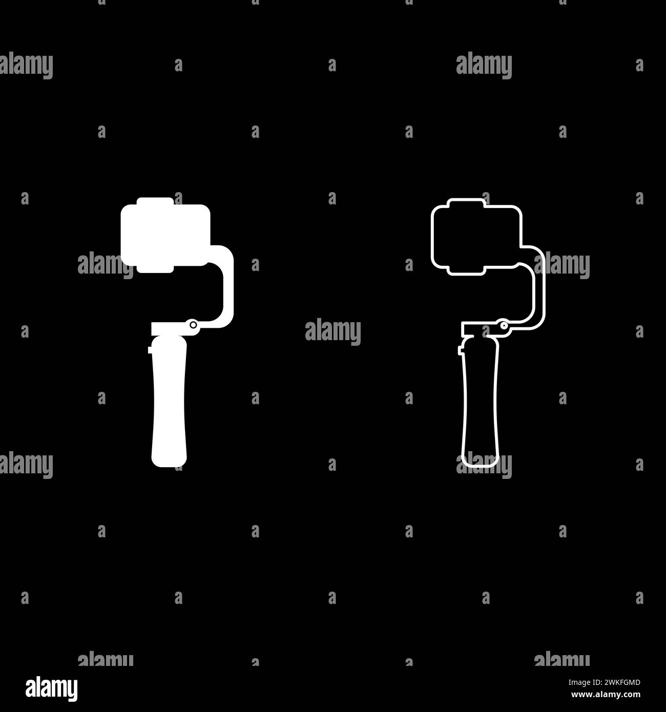 Gimbal mobile stabilizer for smartphone camera cell phone steady cam ...