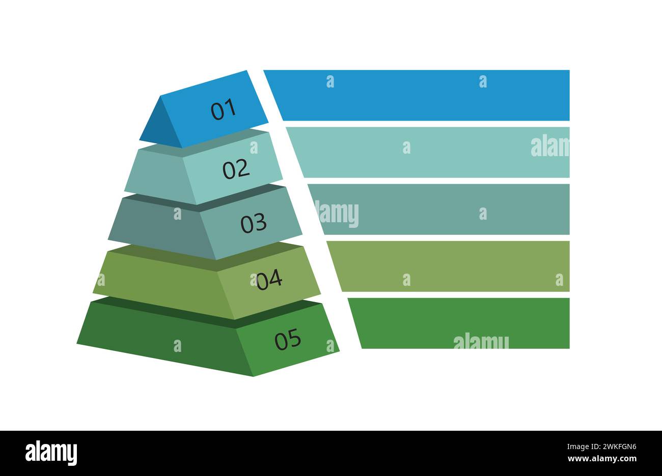Colorful infographics pyramid. vector illustration Stock Vector Image ...