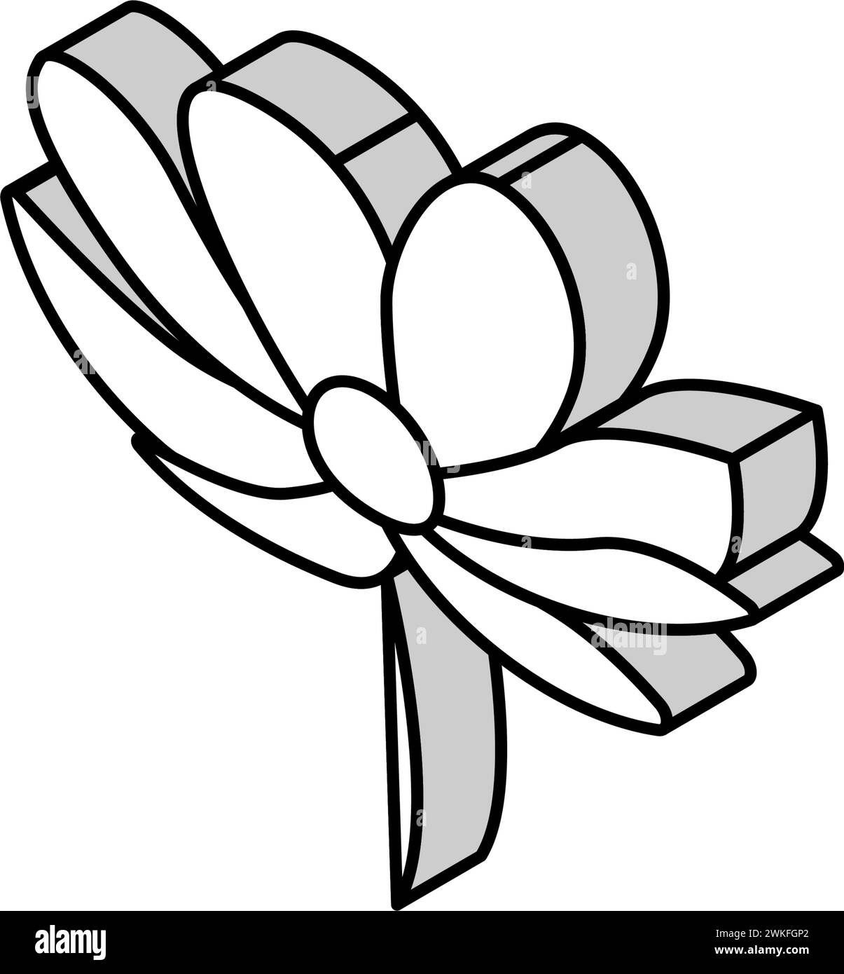 cosmos flower spring isometric icon vector illustration Stock Vector ...