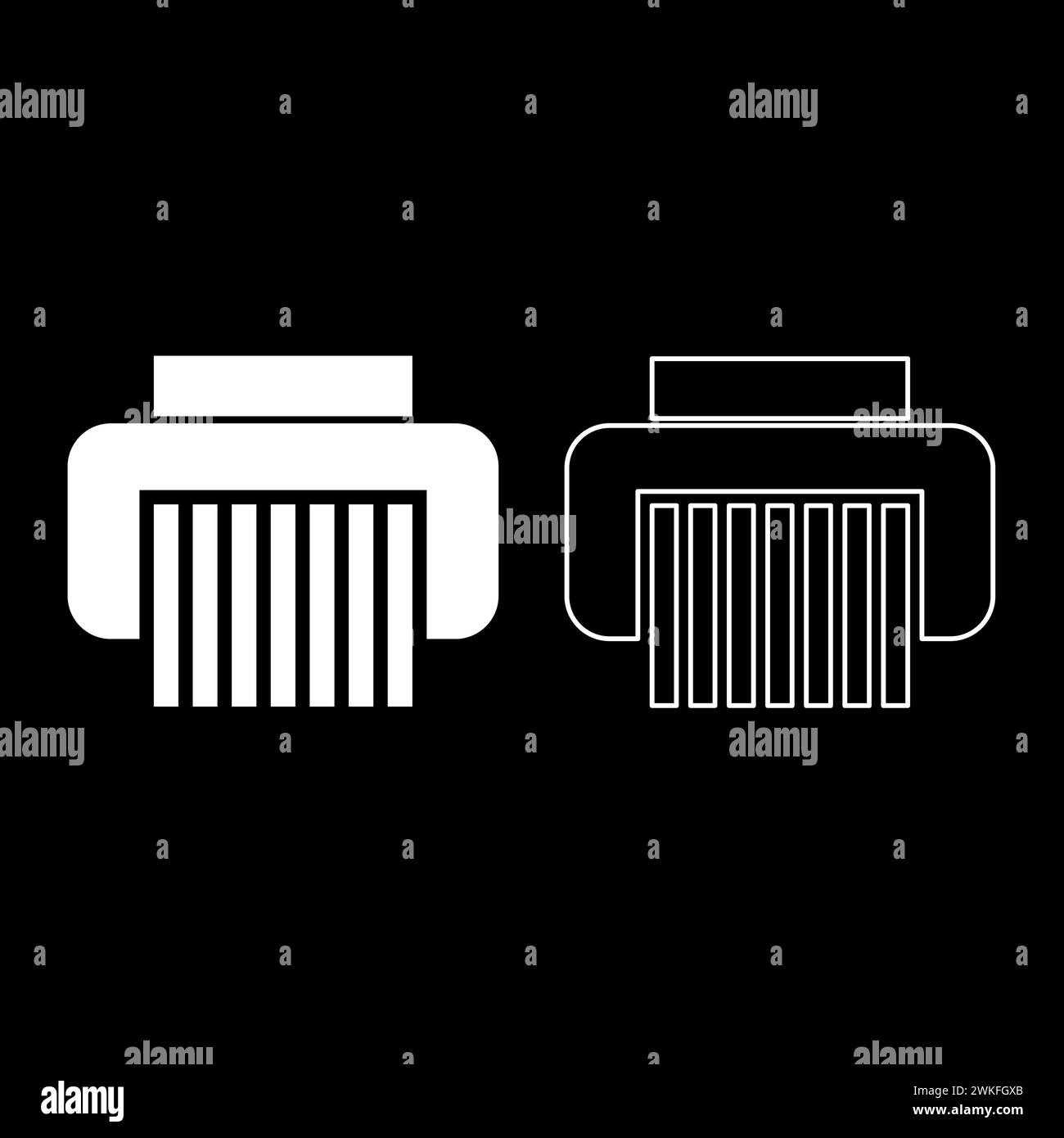 Paper shredder confidential paper grinder document office tools set ...