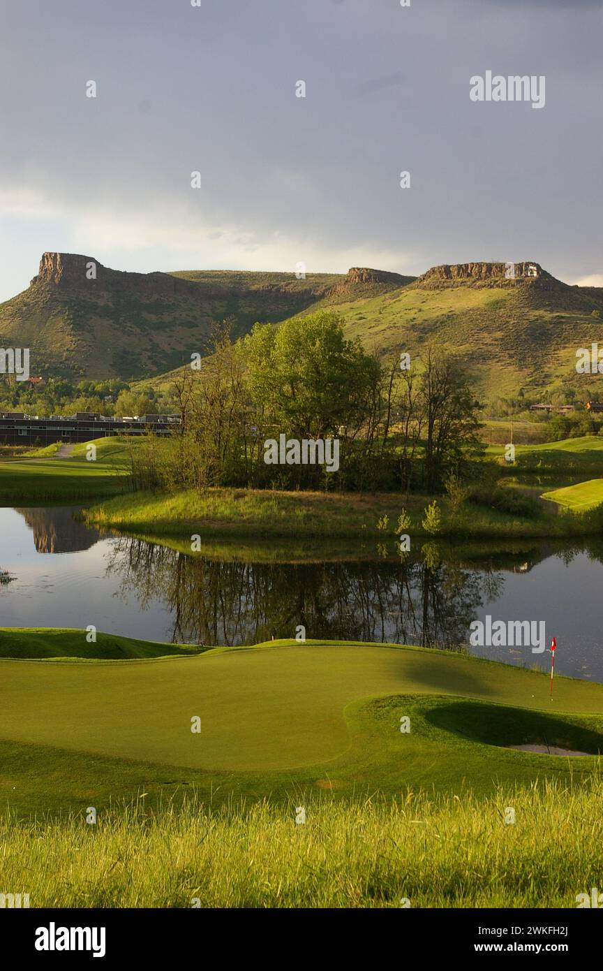 The Fossil Trace Golf Club in Colorado Stock Photo - Alamy