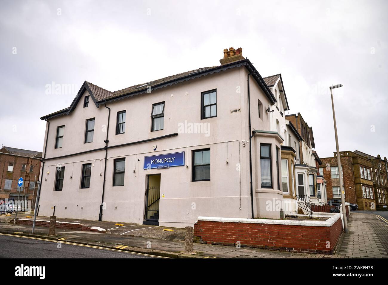 Monopoly holiday apartments,Blackpool,UK Stock Photo - Alamy