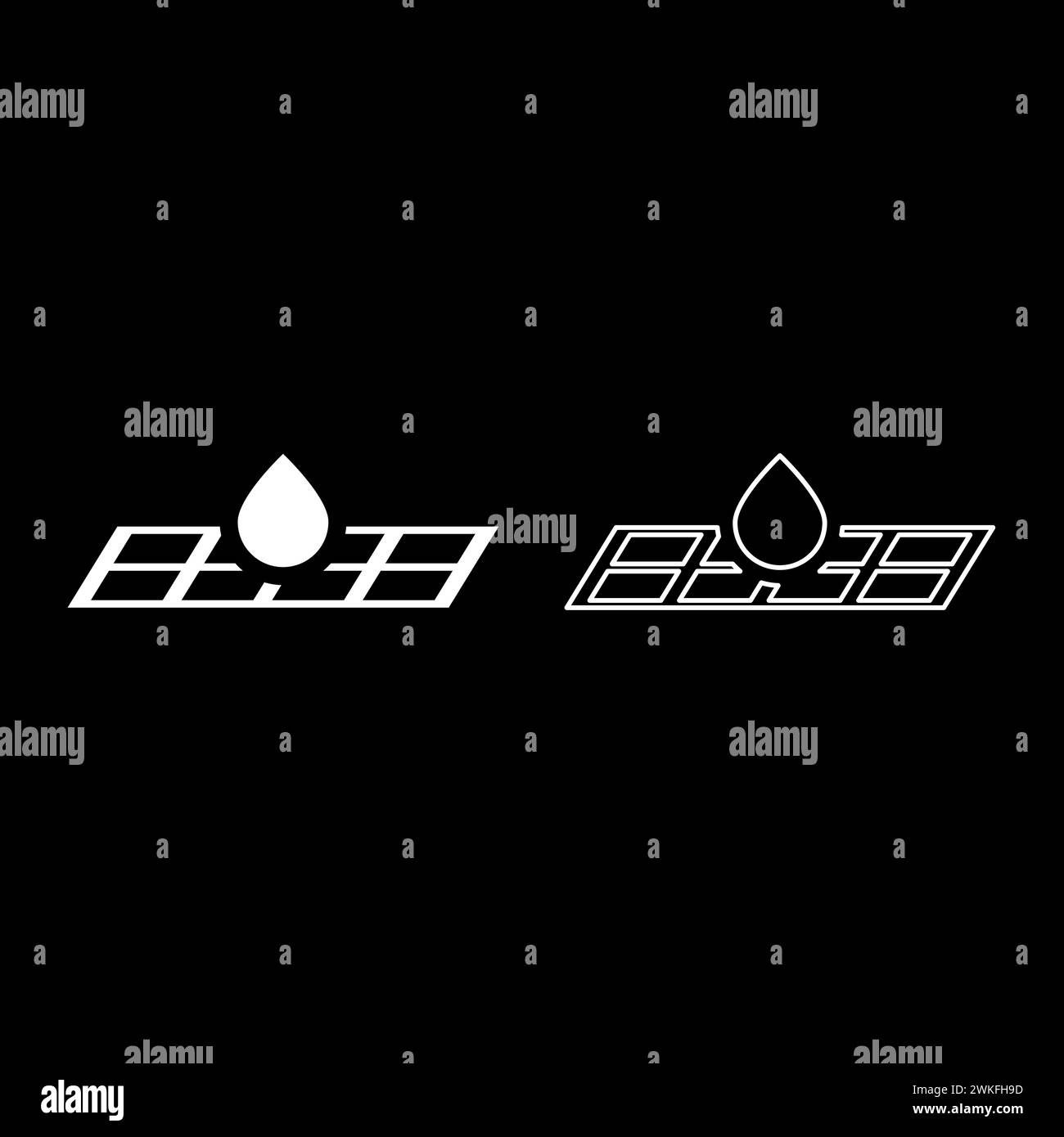 Drop on lattice rain sewage system road drain drainage flooded water on ...