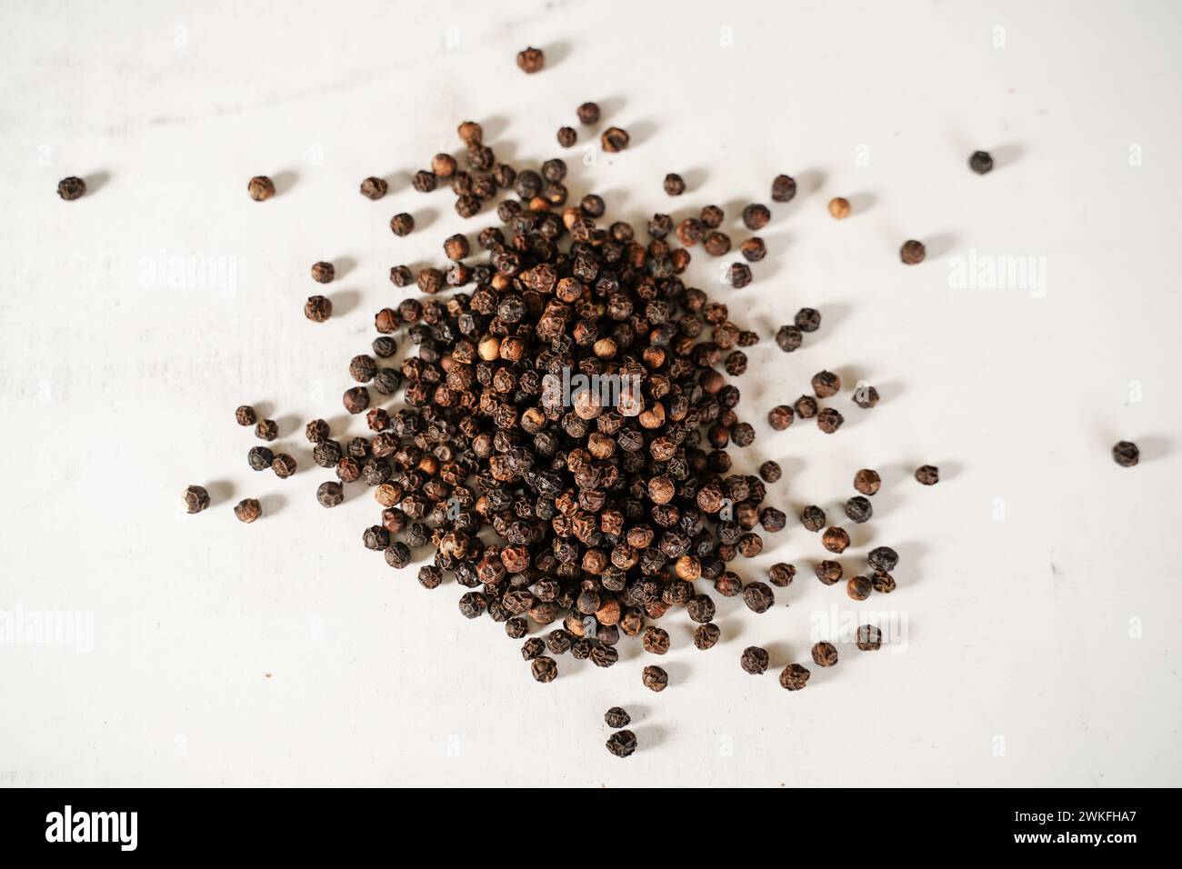 Whole black pepper | Dry peppercorn background, selective focus Stock ...