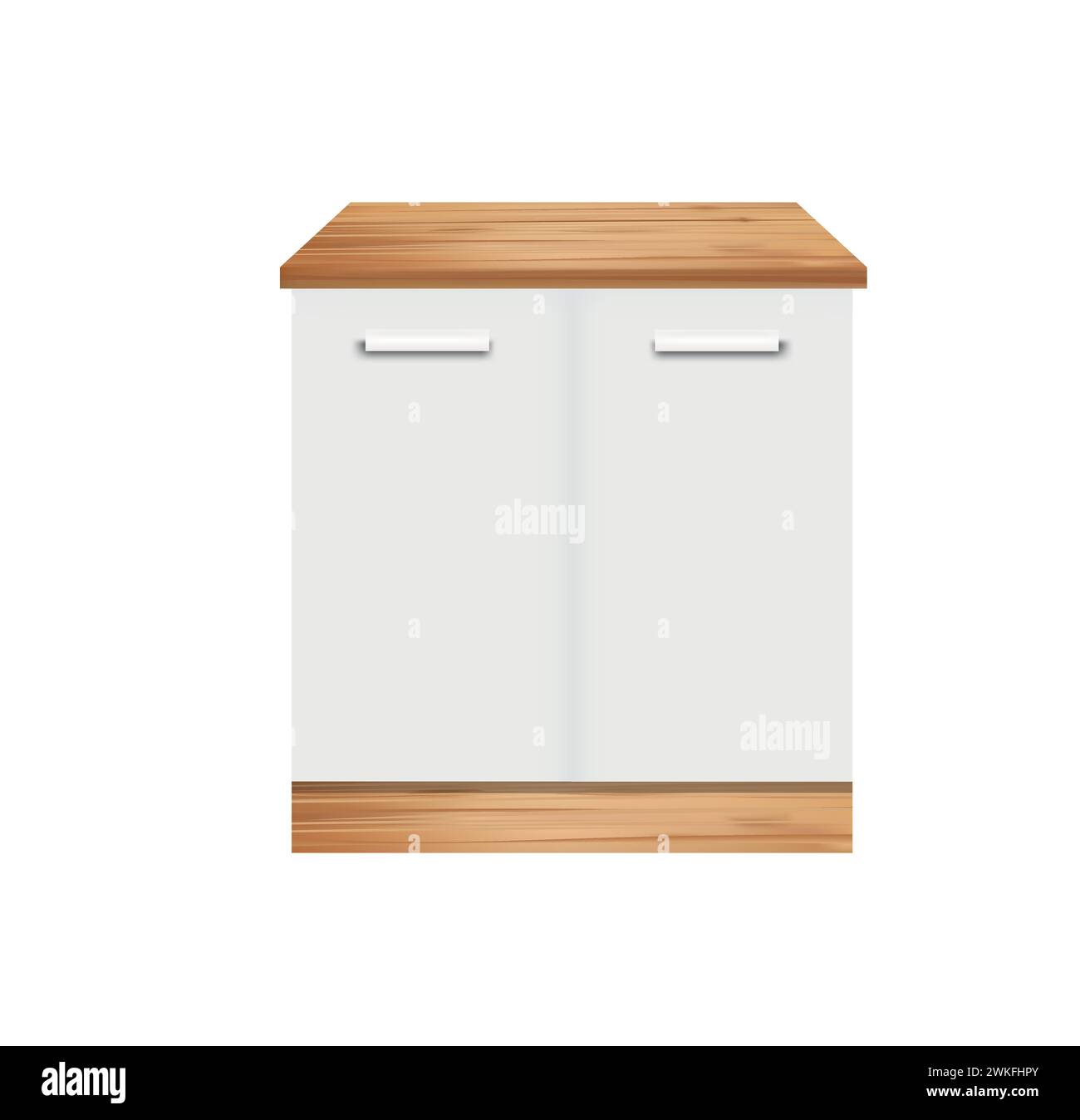 Home chest or kitchen cabinet, vector Stock Vector Image & Art - Alamy