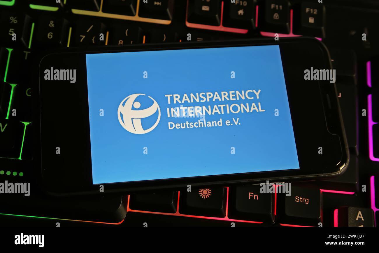 Viersen, Germany - January 9. 2024: Mobile phone with worldwide ...