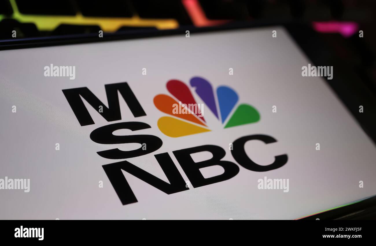 Msnbc logo hi-res stock photography and images - Alamy