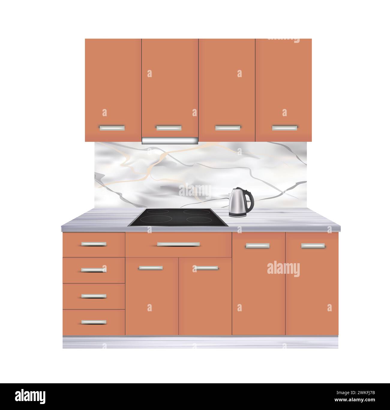 Kitchen traditional stove Stock Vector Images - Alamy