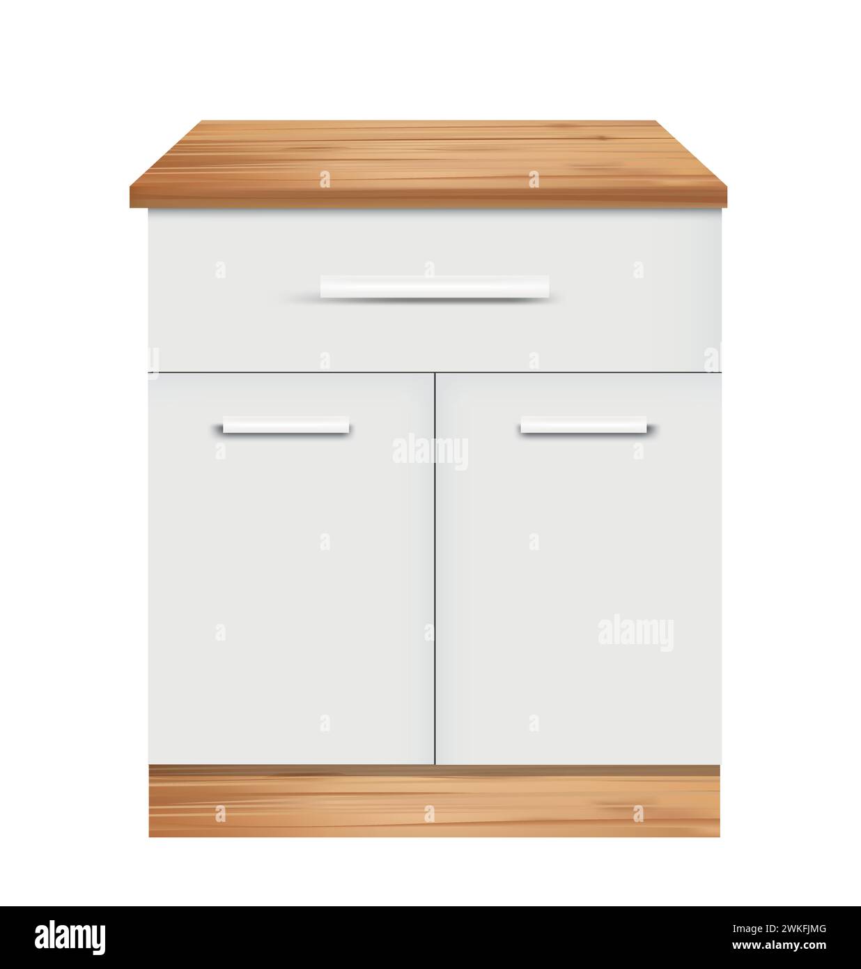 Home chest or kitchen cabinet, vector Stock Vector Image & Art - Alamy