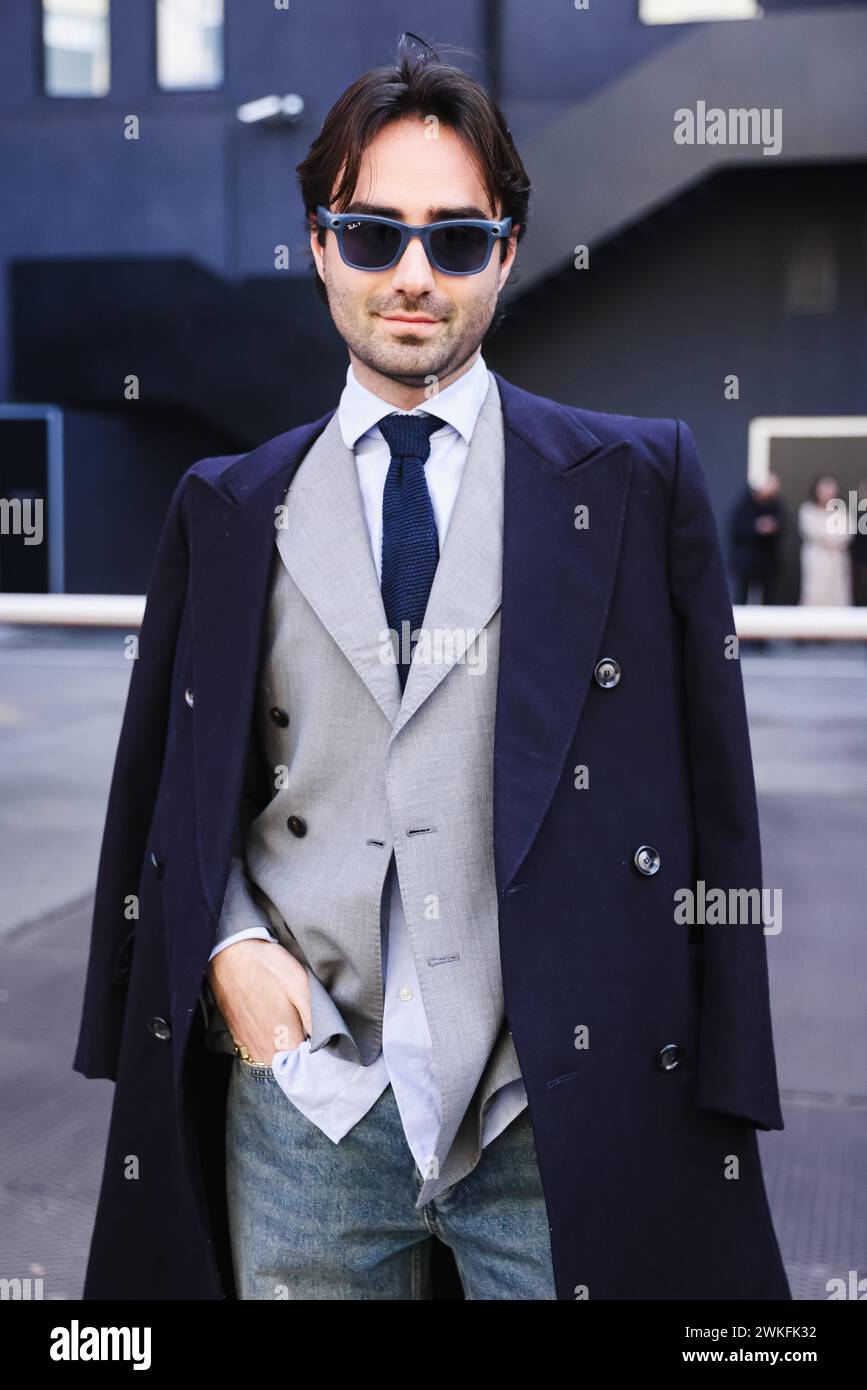 Milan, Italy. 20th Feb, 2024. Women's Fashion Autumn Winter 2024-2025 ...