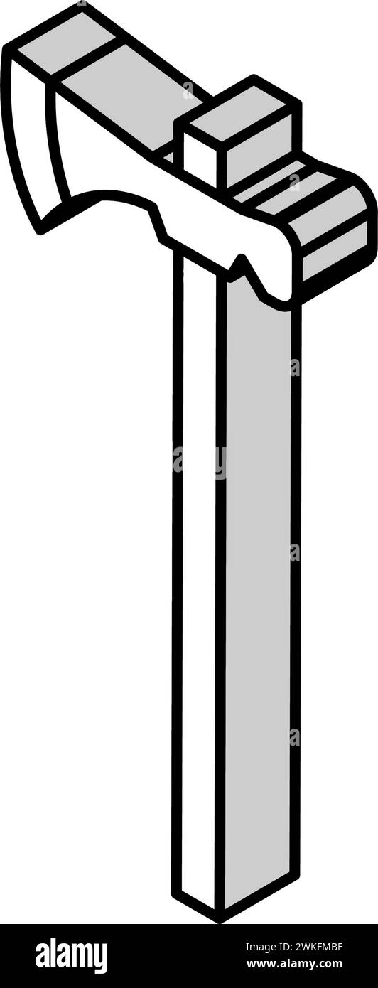 tomahawk weapon isometric icon vector illustration Stock Vector Image ...