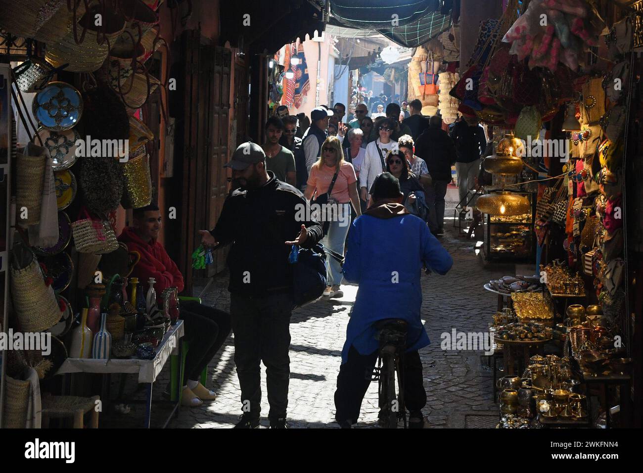 Marrakech, Morocco. 18th Feb, 2024. Jamaa Alfna Square is a famous ...