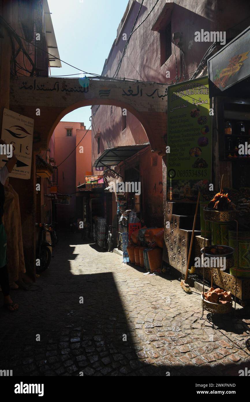 Marrakech, Morocco. 18th Feb, 2024. Jamaa Alfna Square is a famous ...