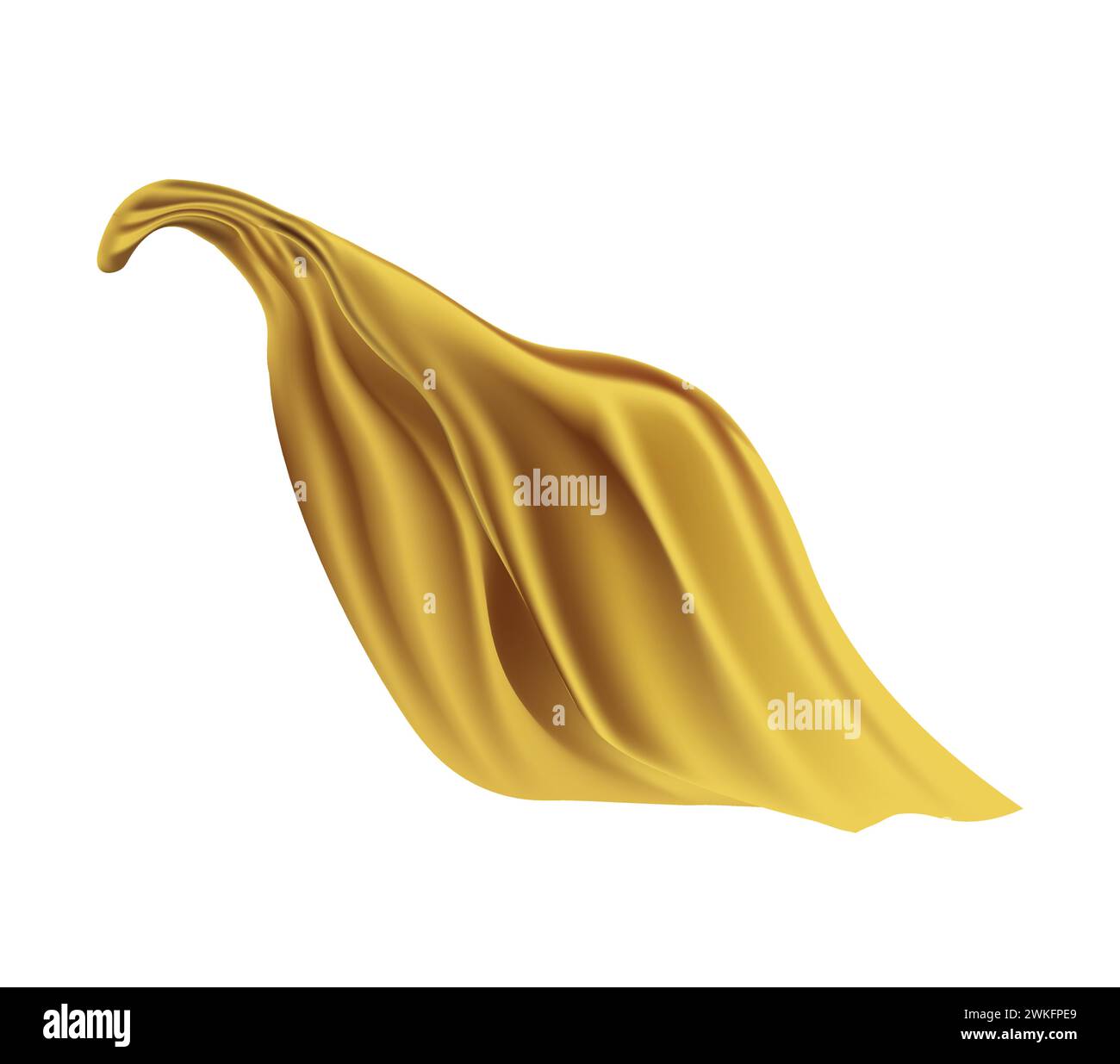 Yellow throwed blanket or towel, vector Stock Vector Image & Art - Alamy