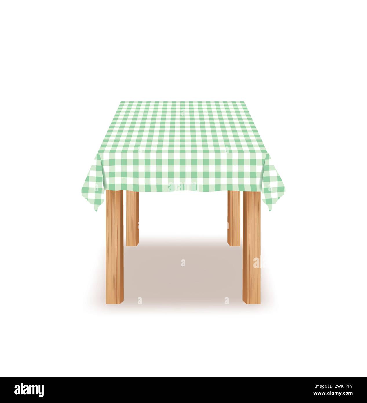 Checkered table Stock Vector Images - Alamy