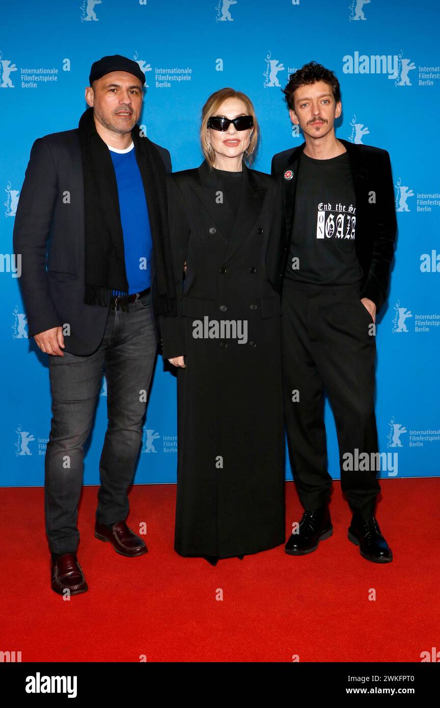Stephane Rideau , Isabelle Huppert und Nahuel Perez Biscayart bei der ...