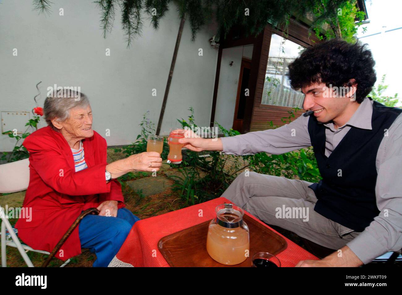 young generation and old generation being together as a family young ...