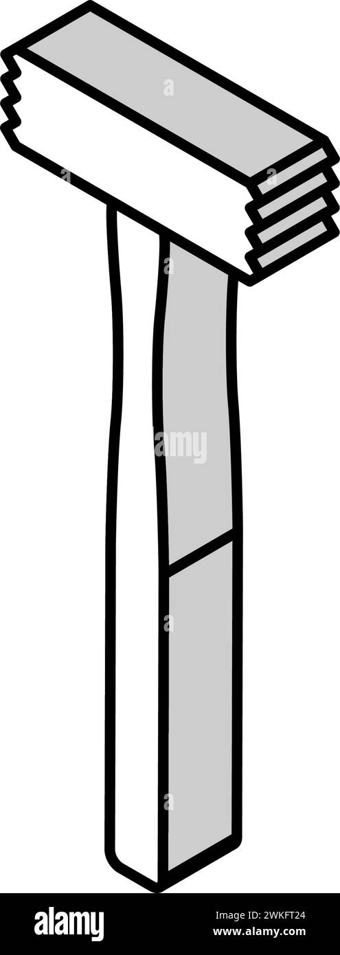 bushing hammer tool isometric icon vector illustration Stock Vector ...