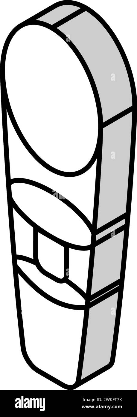 aerator wine isometric icon vector illustration Stock Vector Image ...