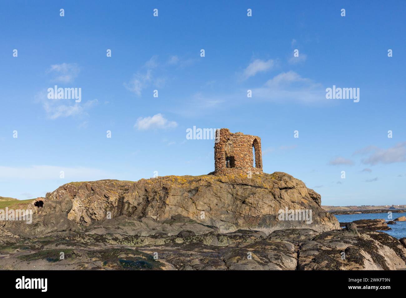 Lady’s Tower in Elie was built in 1770 for Lady Janet Anstruther Stock ...