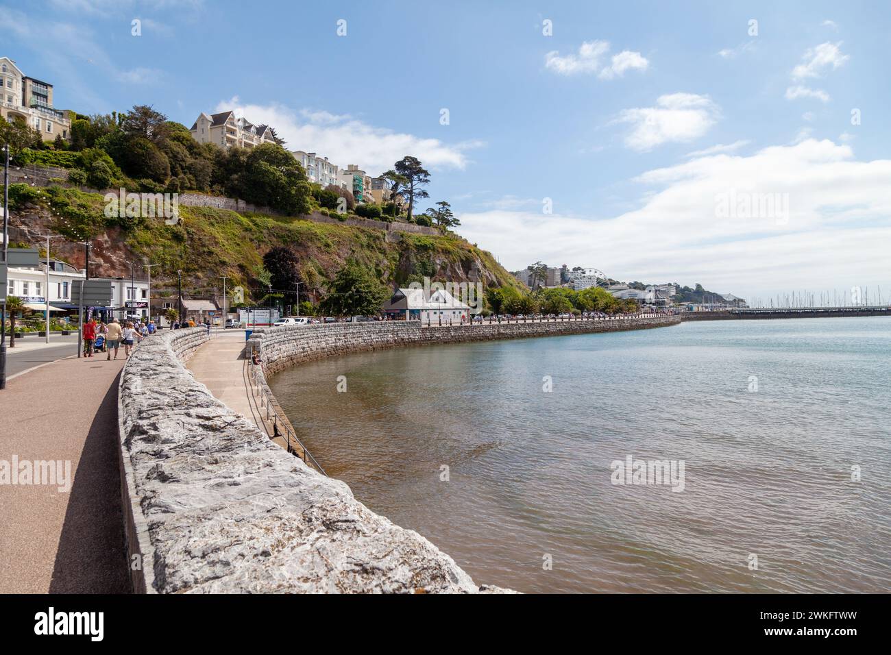 The seafront in Torquay on a summers day Stock Photo - Alamy