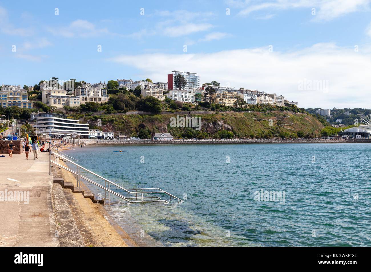 The seafront in Torquay on a summers day Stock Photo - Alamy