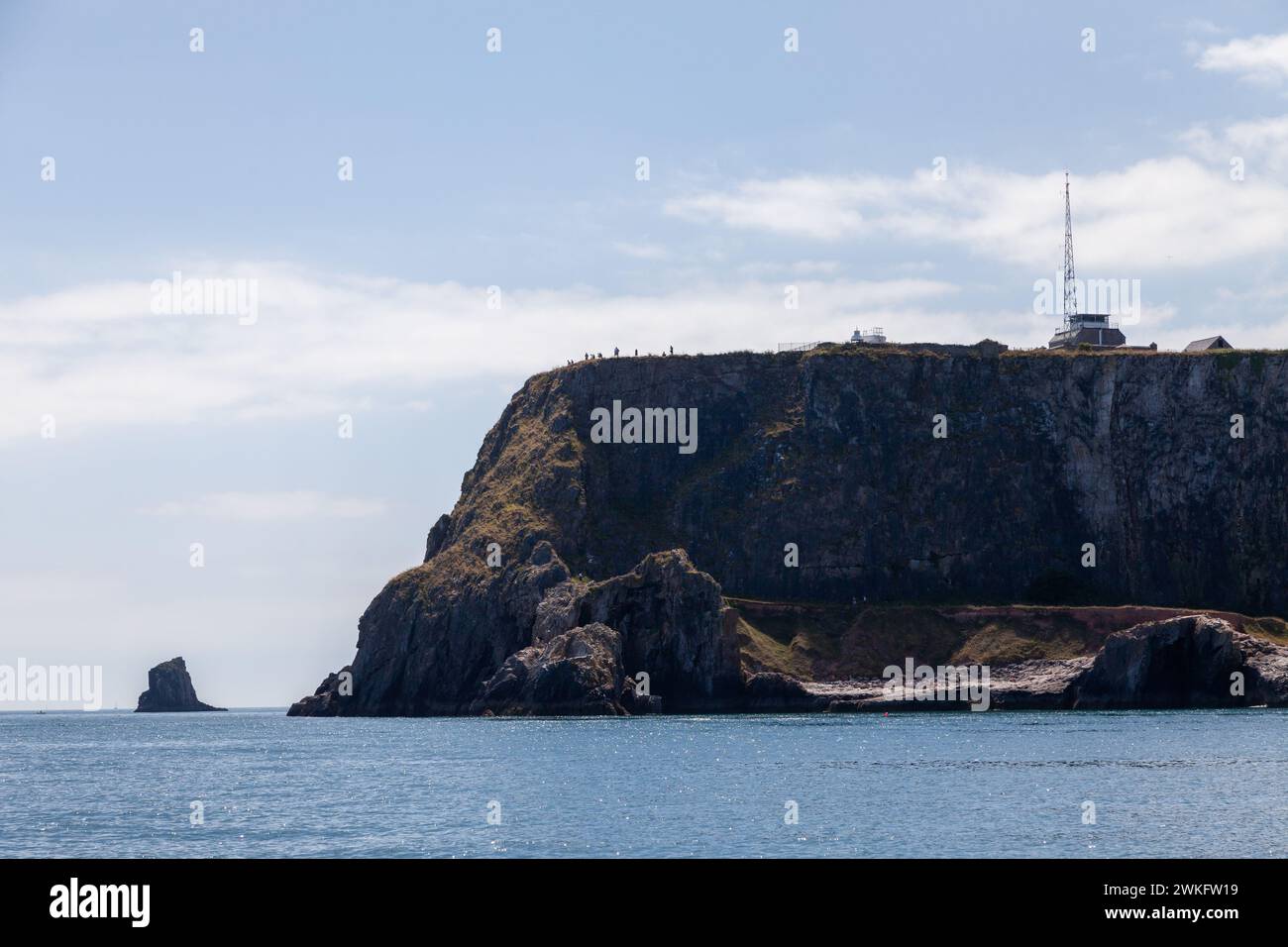 Sailing boat from cliffs hi-res stock photography and images - Alamy