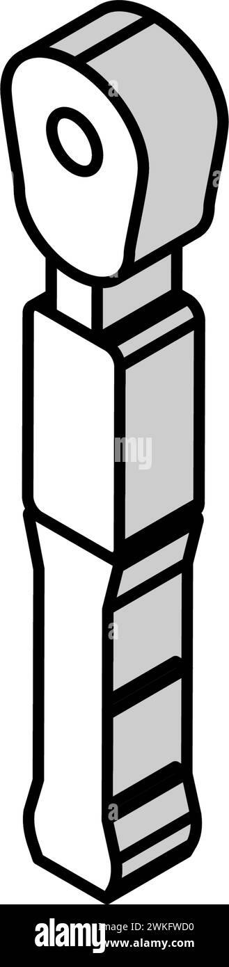 torque wrench tool isometric icon vector illustration Stock Vector ...