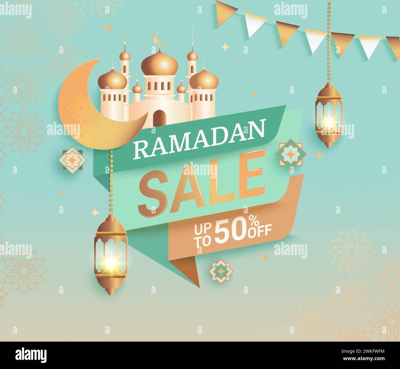 Ramadan sale promotion Stock Vector Images - Alamy