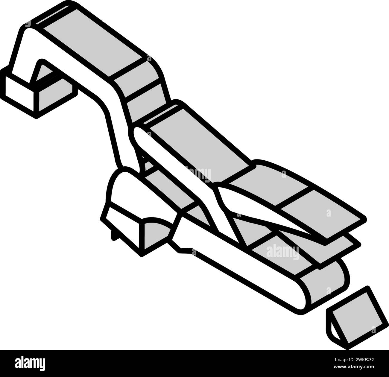 bench clamp isometric icon vector illustration Stock Vector Image & Art ...