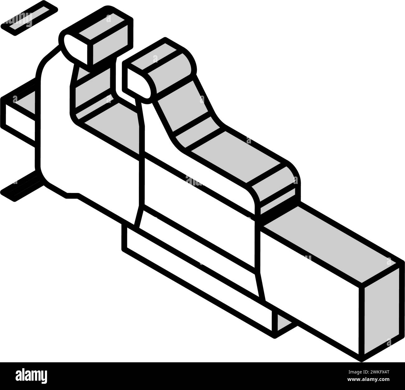 bench vice isometric icon vector illustration Stock Vector Image & Art ...