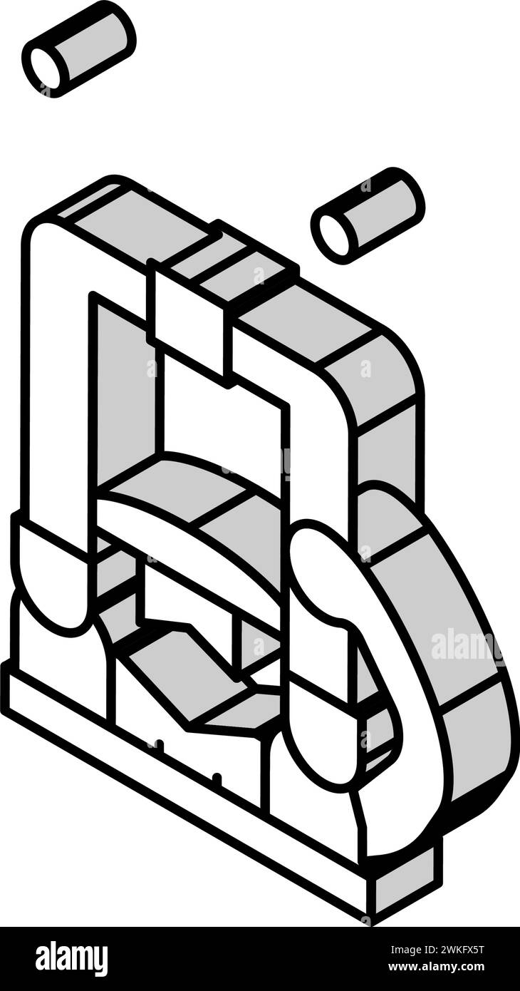 Pipe Vice Isometric Icon Vector Illustration Stock Vector Image And Art Alamy