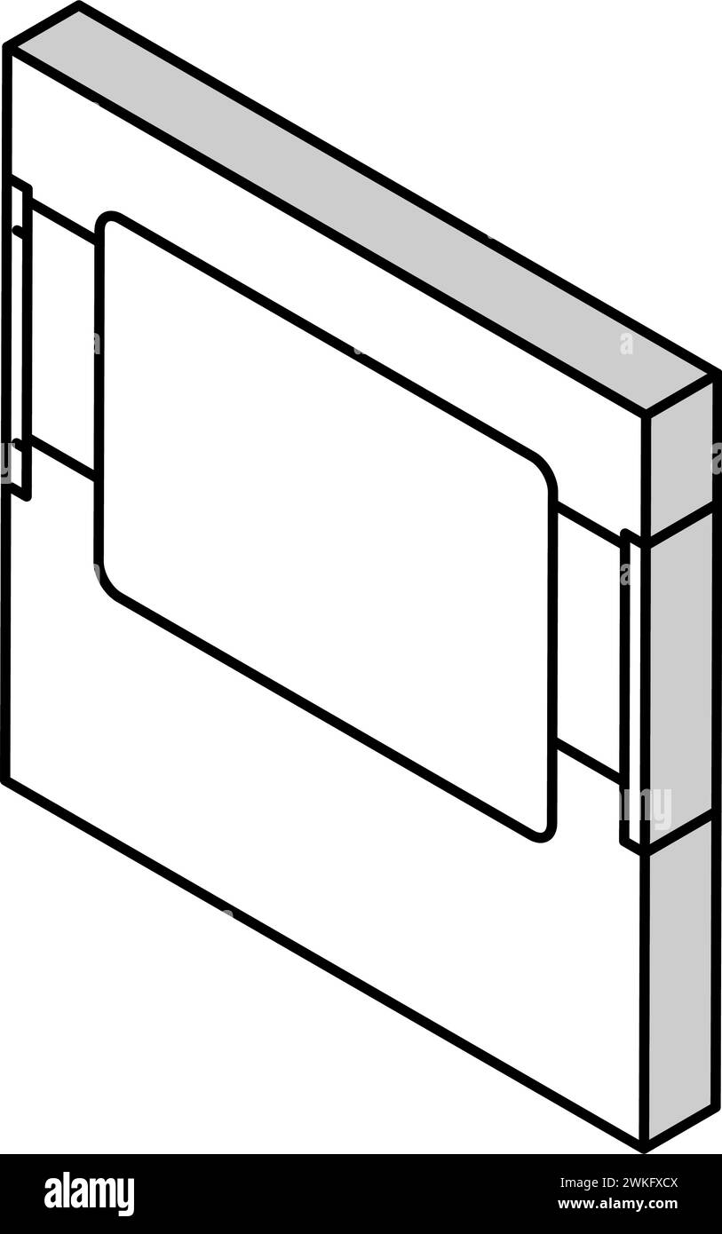 label denim isometric icon vector illustration Stock Vector Image & Art ...